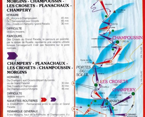 Historique - Plans des Pistes - Passion Portes du Soleil